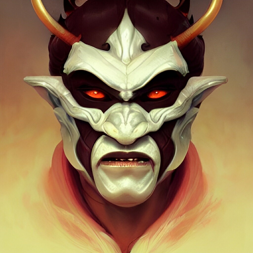ArtStation - 0020 Oni Mask 158jpg wonder pack | Game Assets