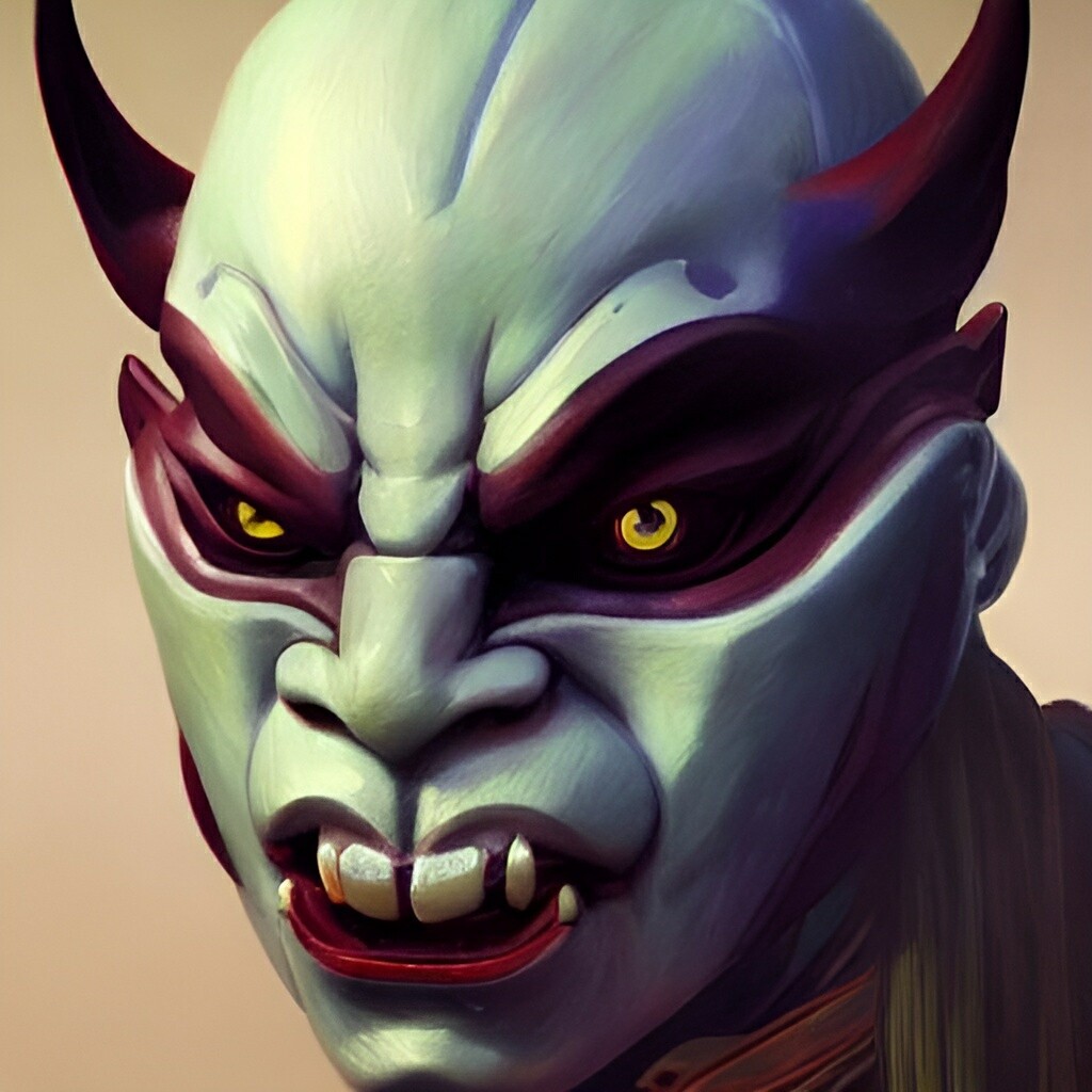 ArtStation - 0020 Oni Mask 158jpg wonder pack | Game Assets