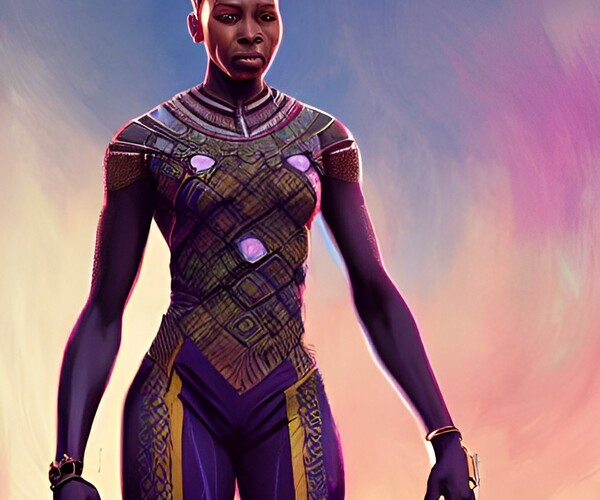 ArtStation - 0015 Wakanda Warrior Woman 111jpg wonder pack | Artworks