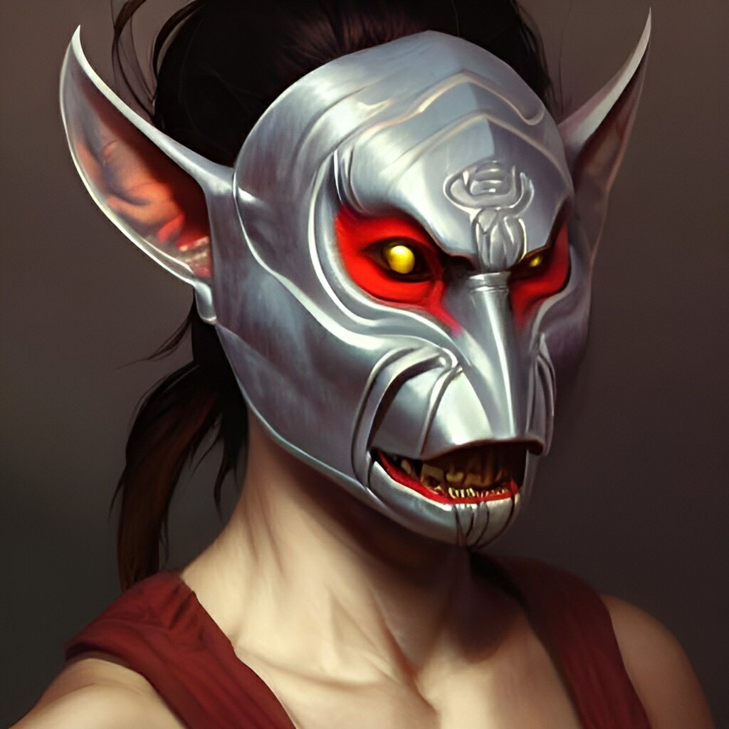 ArtStation - 0020 Oni Mask 158jpg wonder pack | Game Assets