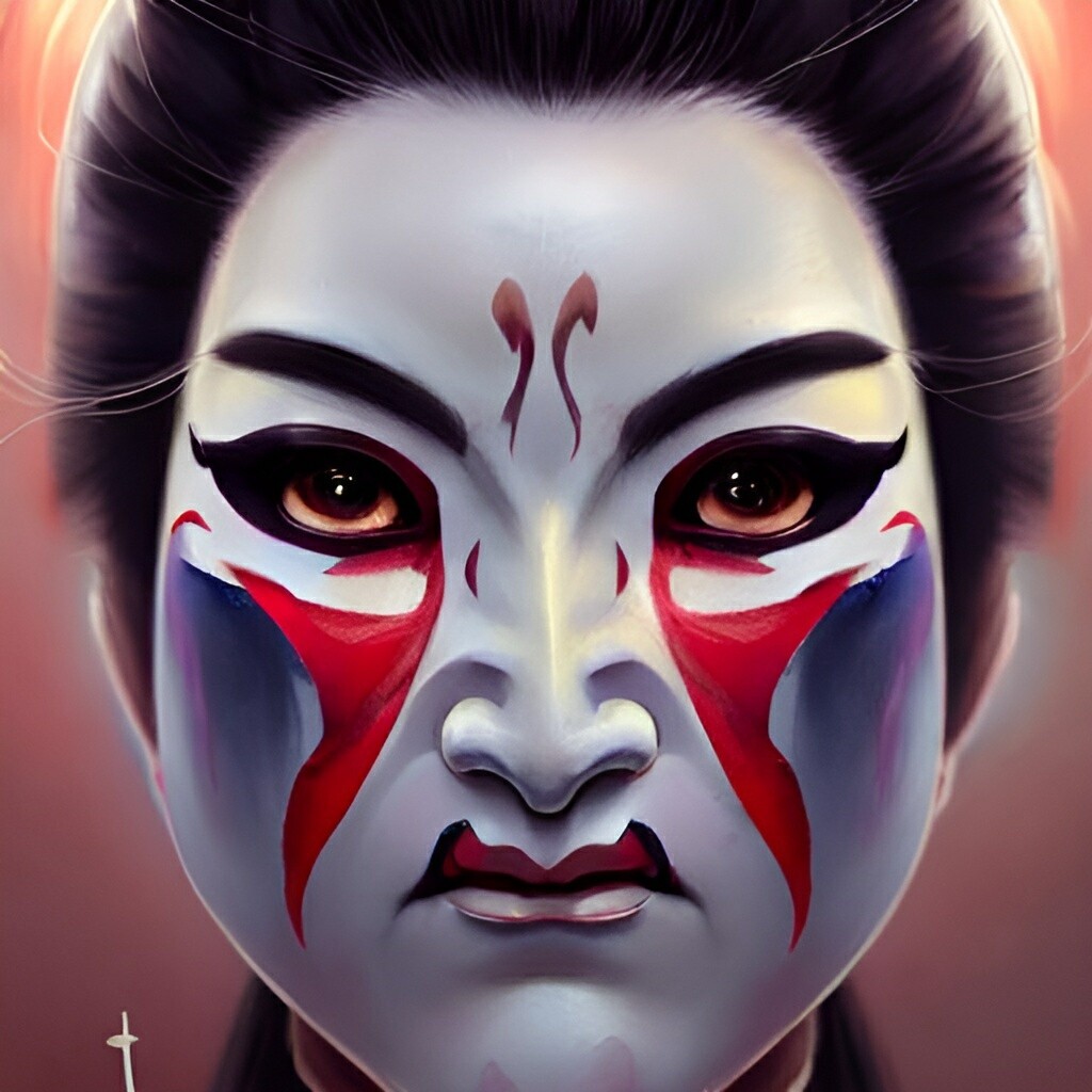 ArtStation - 00032 Mask Geisha 92jpg wonder pack | Artworks
