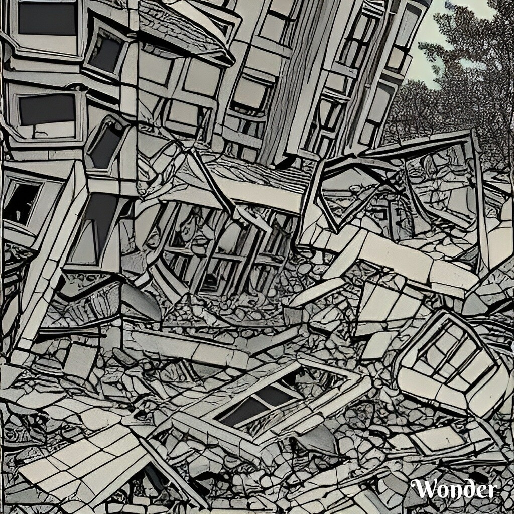 ArtStation - Destroyed facade building texture 291jpg wonder pack ...