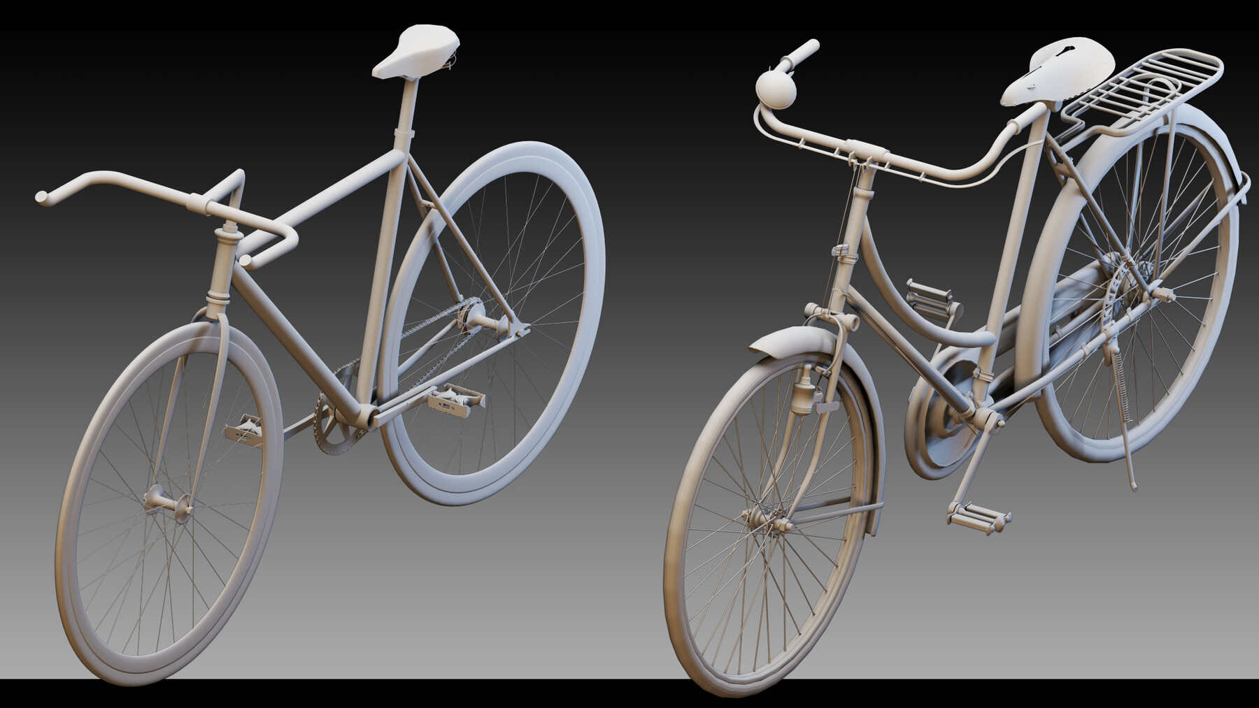 ArtStation - 40 Bicycles- Kitbash- High detail 3d models | Resources