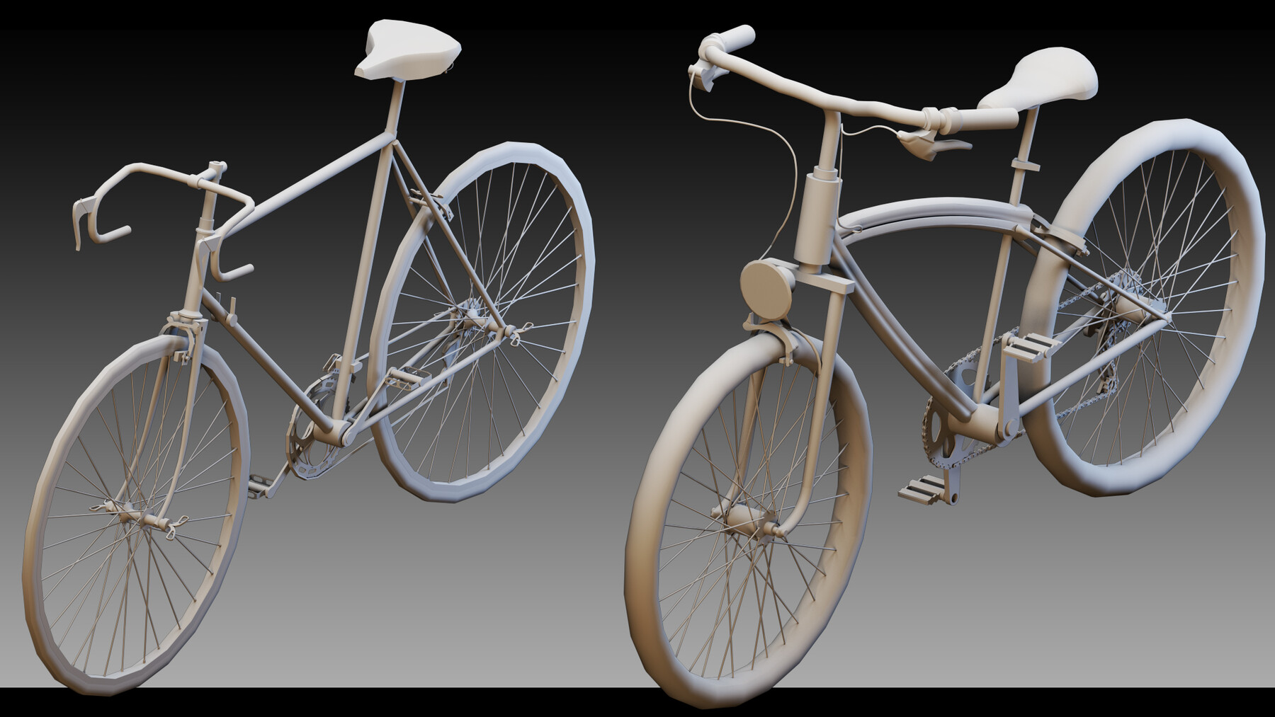 ArtStation - 40 Bicycles- Kitbash- High detail 3d models | Resources