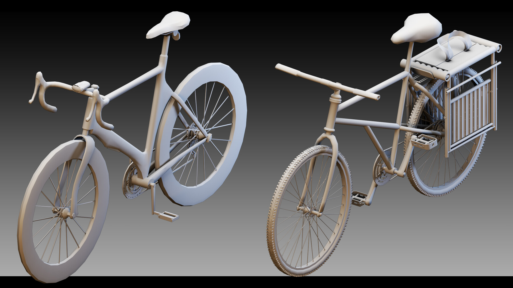 ArtStation - 40 Bicycles- Kitbash- High detail 3d models | Resources