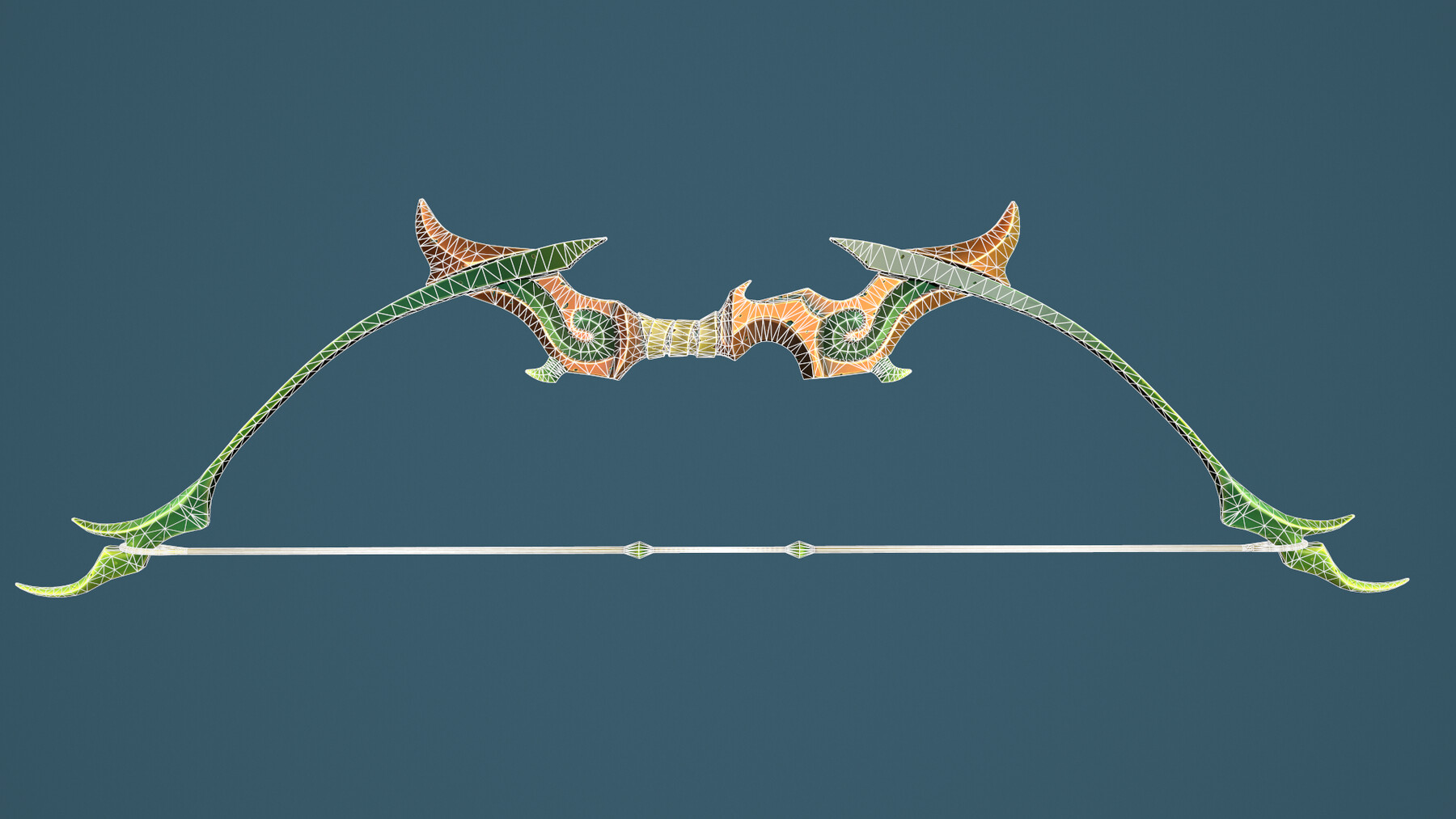 ArtStation - Snake bow and quiver | Game Assets