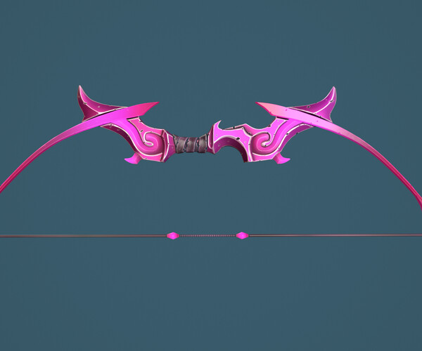 ArtStation - Snake bow and quiver | Game Assets
