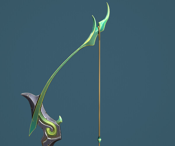 ArtStation - Snake bow and quiver | Game Assets