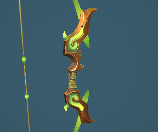 ArtStation - Snake bow and quiver | Game Assets