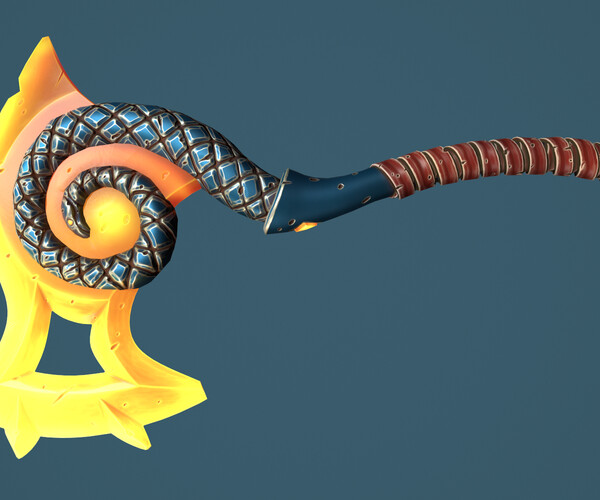 ArtStation - Snake axe | Game Assets