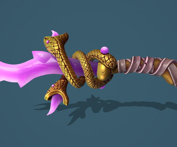 ArtStation - Snake Dagger | Game Assets