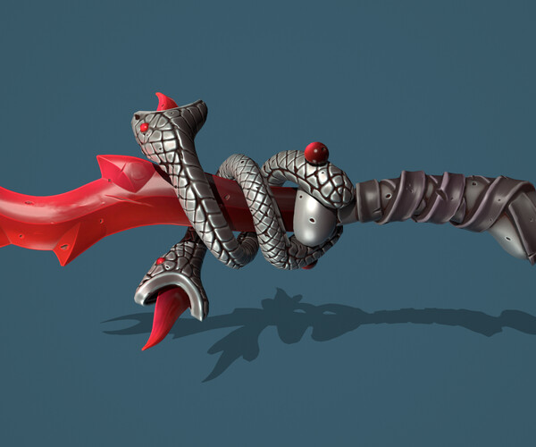 ArtStation - Snake Dagger | Game Assets