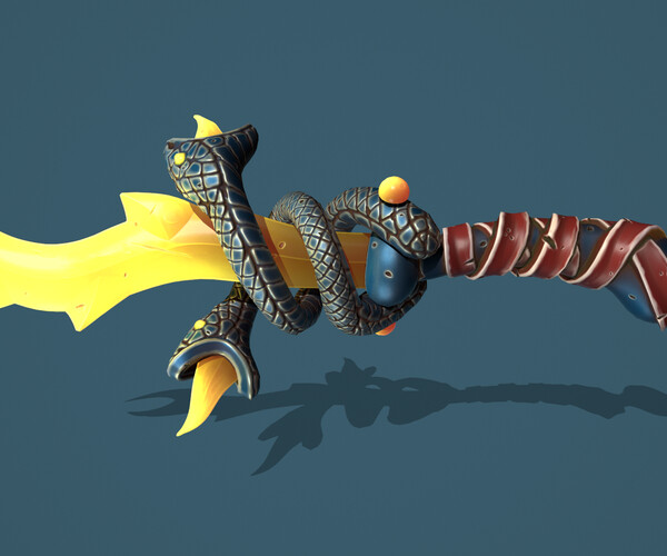 ArtStation - Snake Dagger | Game Assets