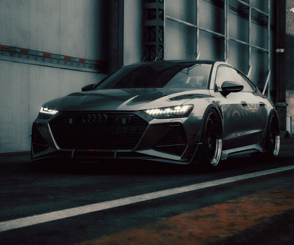 ArtStation - AUDI RS7-R | Artworks