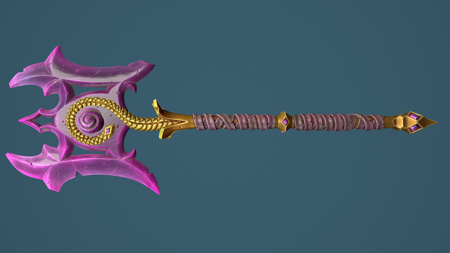 ArtStation - Snake poleaxe | Game Assets