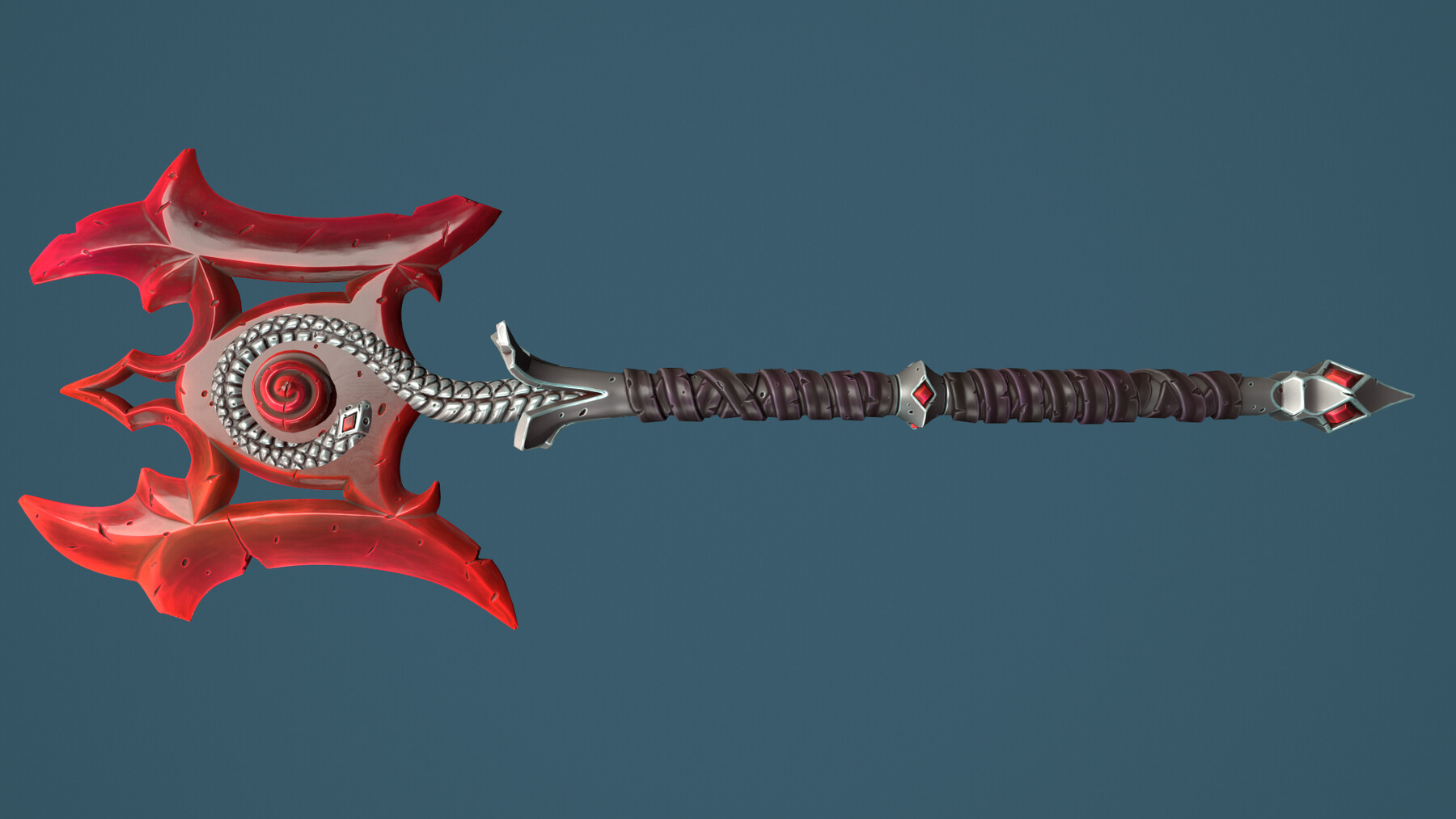 ArtStation - Snake poleaxe | Game Assets