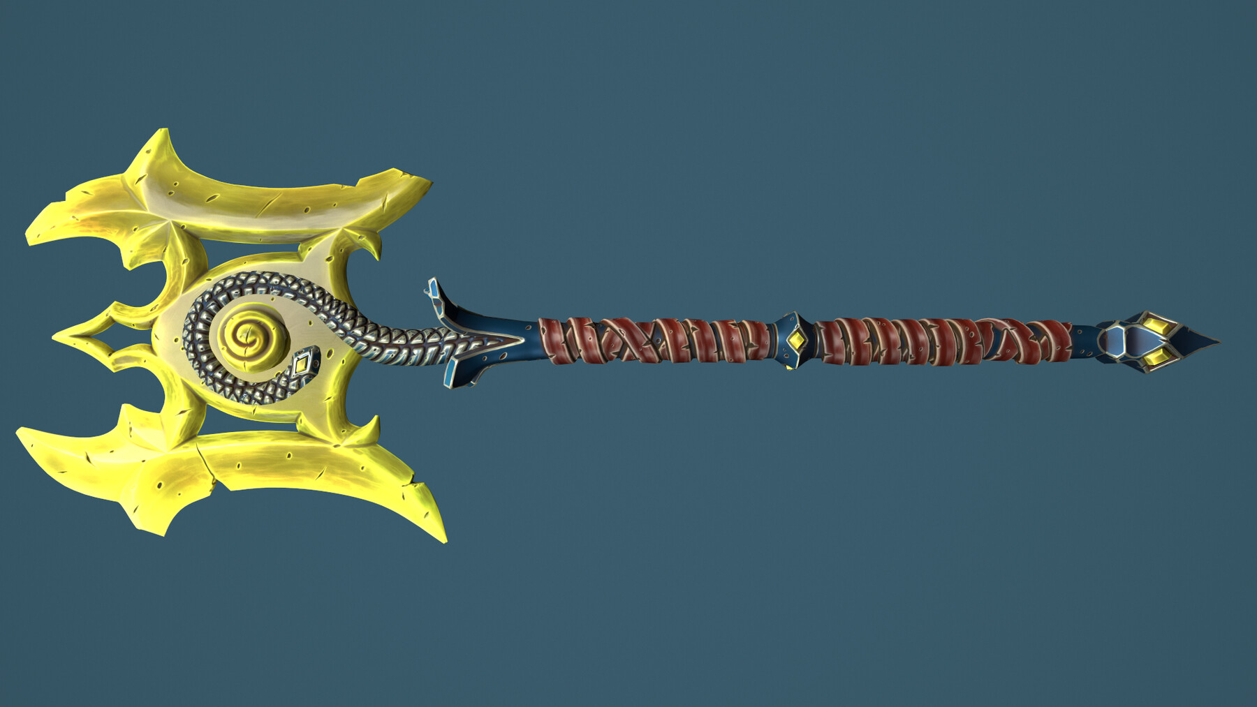 ArtStation - Snake poleaxe | Game Assets