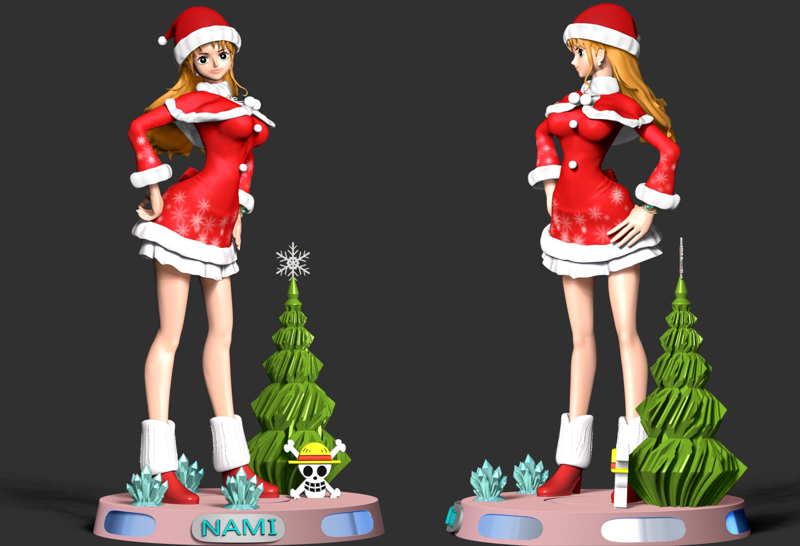 ArtStation - Nami Xmas - One Piece | Resources