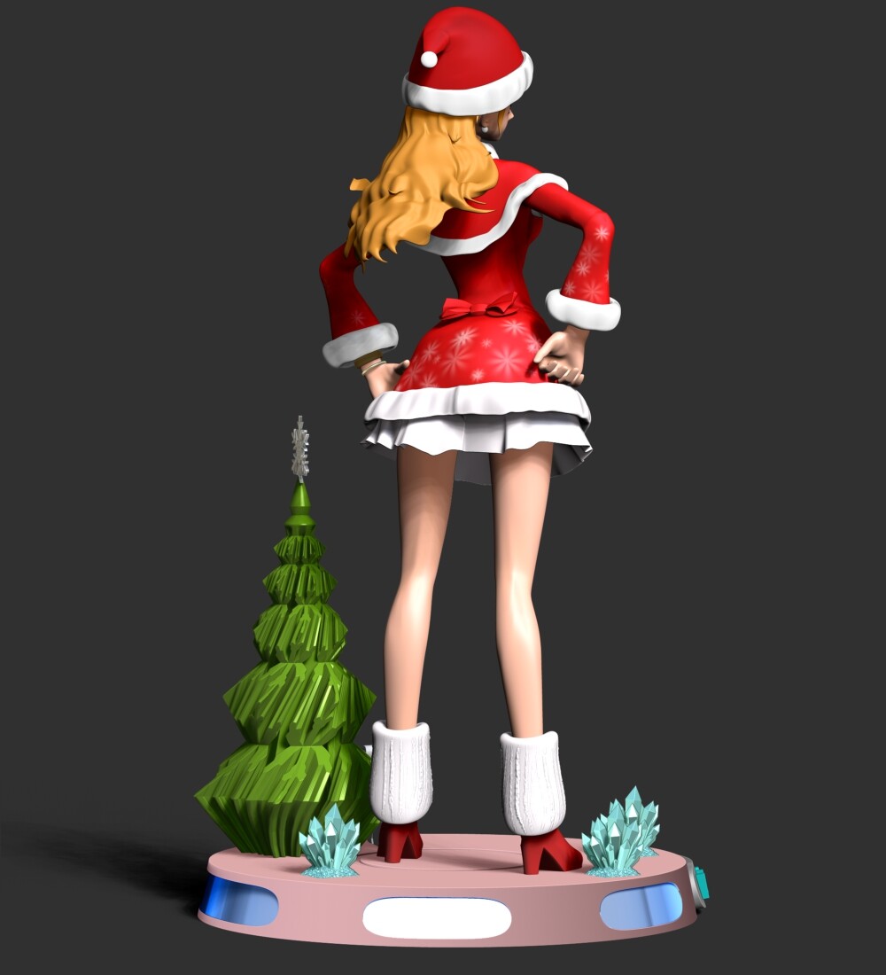 ArtStation - Nami Xmas - One Piece | Resources