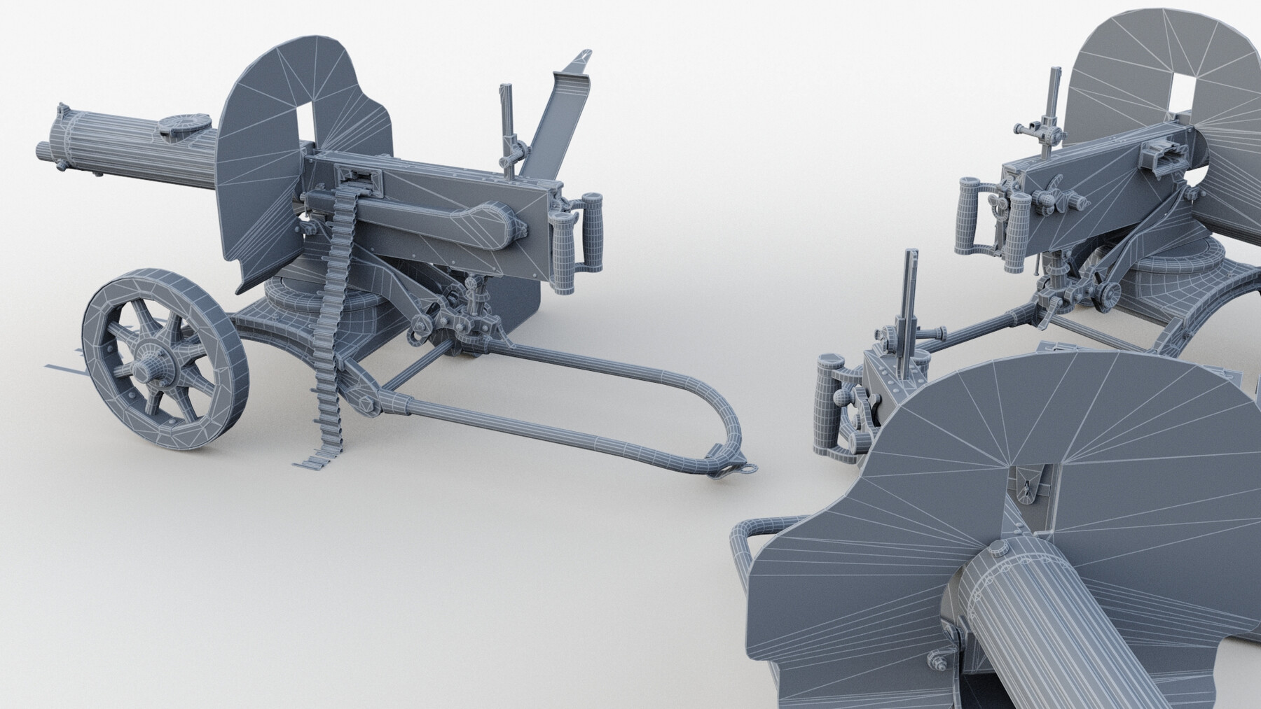 ArtStation - Maxim machine gun | Resources