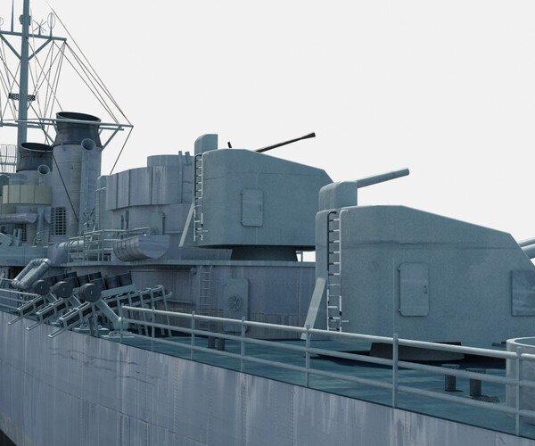 ArtStation - Allen M Sumner-class destroyer | Resources