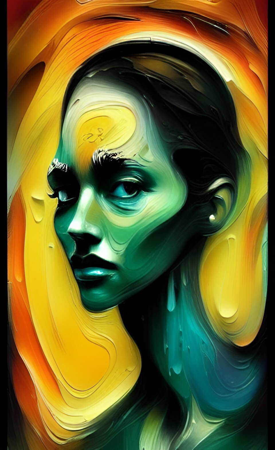 ArtStation - Shape Of Woman Body Colors Liquid Paint 1300 jpg wombo art ...