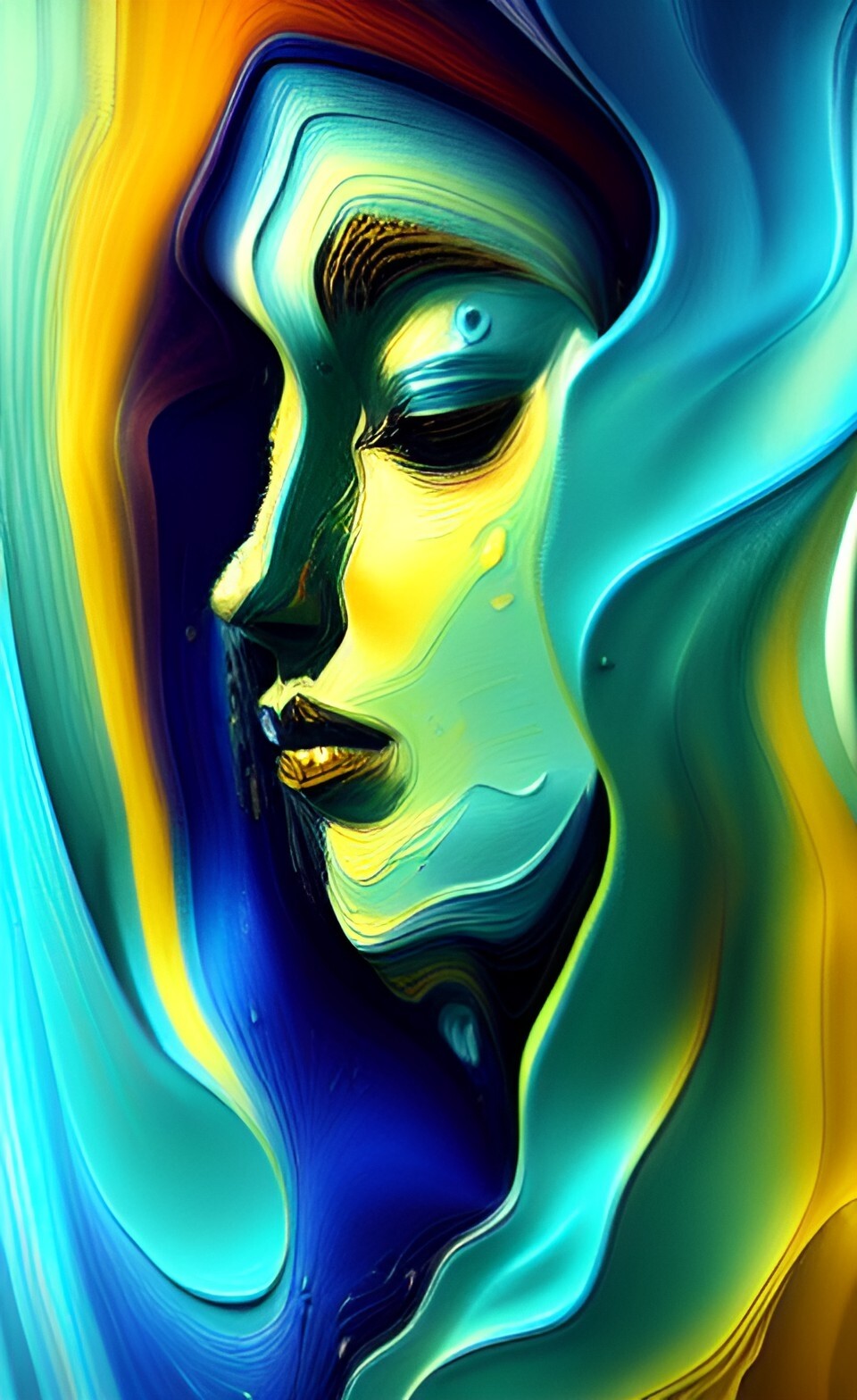 ArtStation - Shape Of Woman Body Colors Liquid Paint 1300 jpg wombo art ...