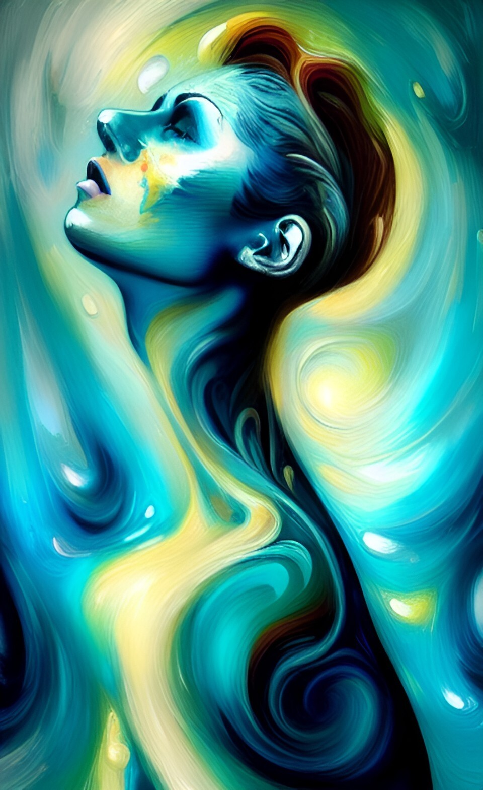 ArtStation - Shape Of Woman Body Colors Liquid Paint 1300 jpg wombo art ...