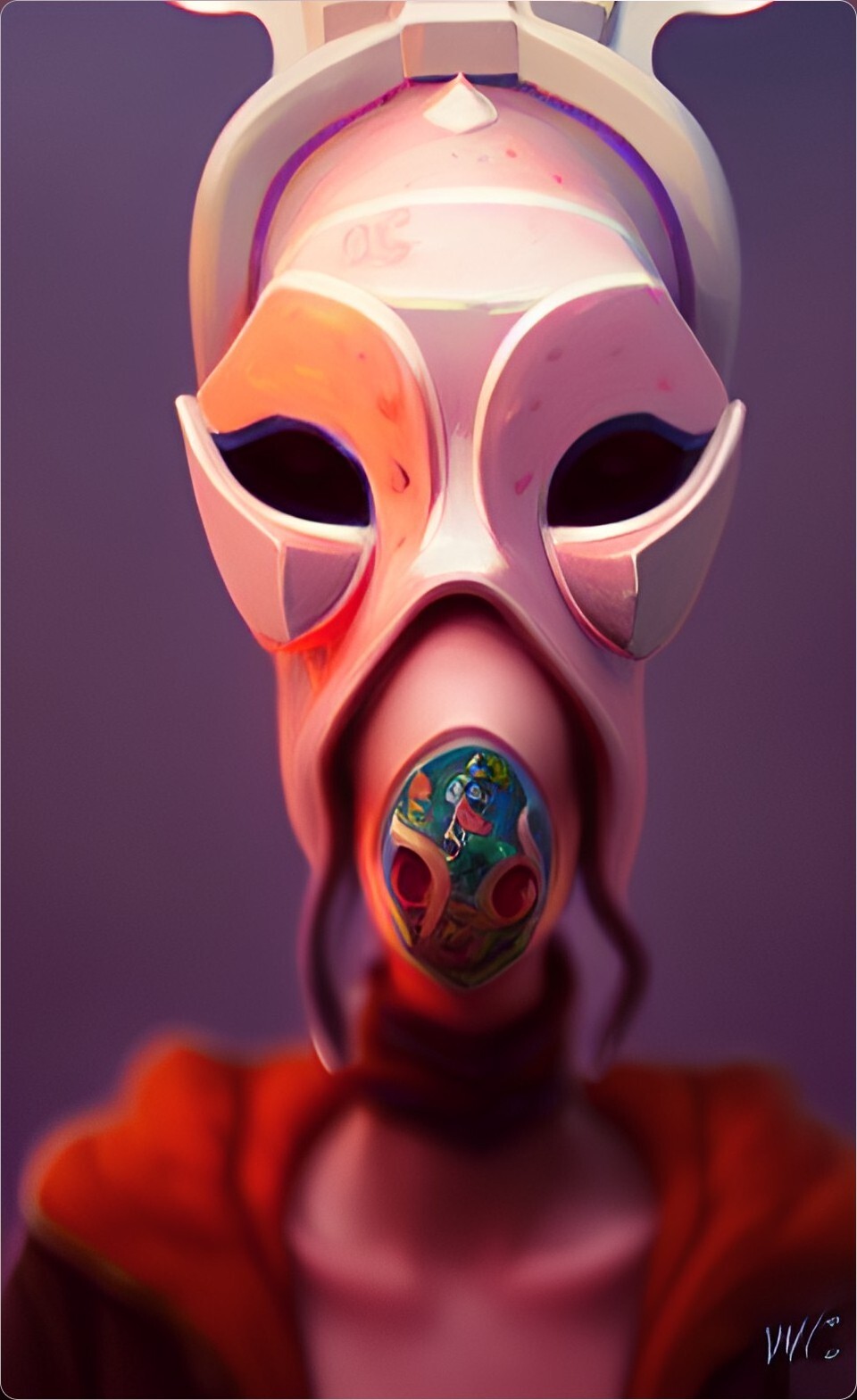 ArtStation - Squid Game Mask Creative 511 jpg wombo art | Artworks