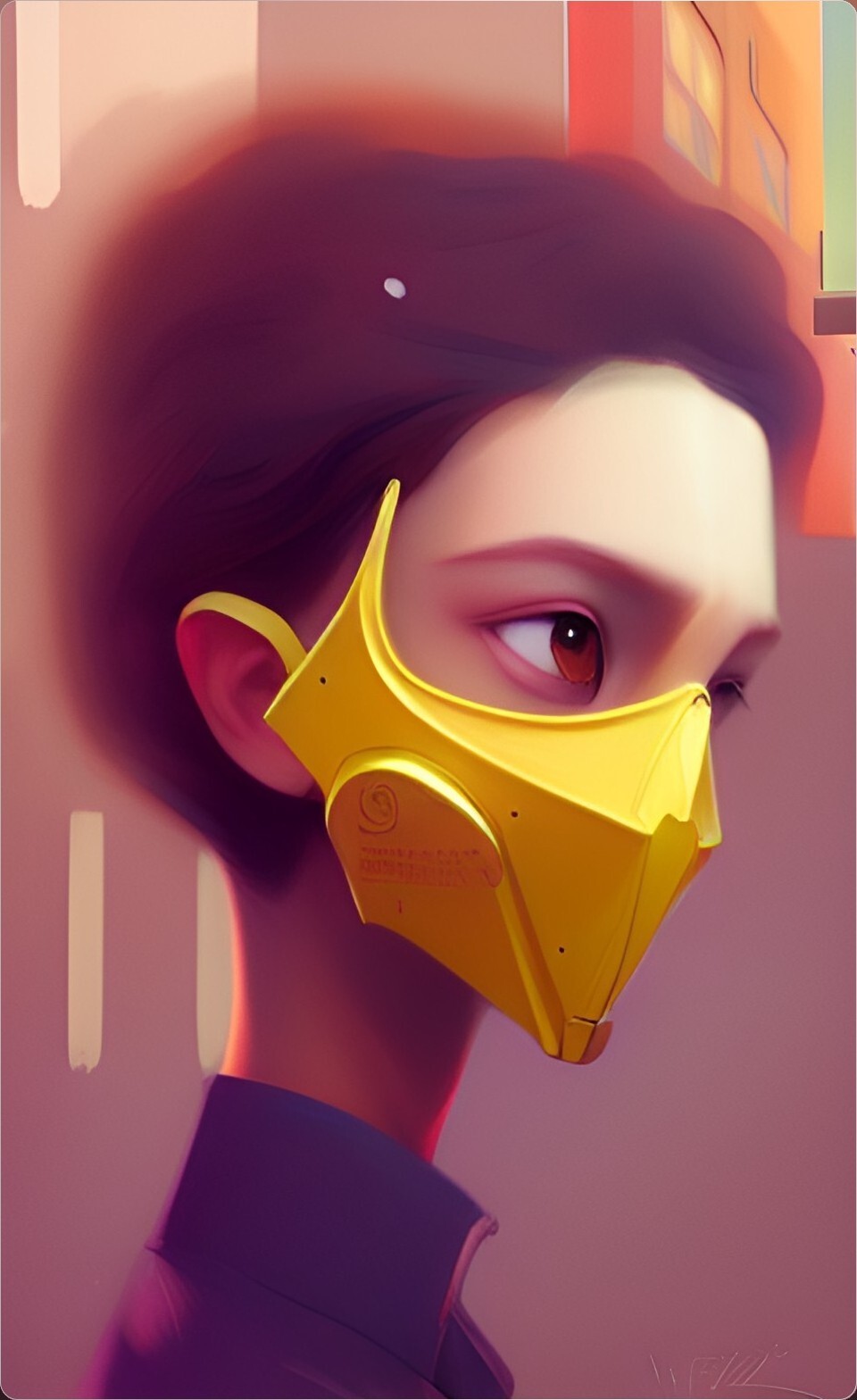 ArtStation - Squid Game Mask Creative 511 jpg wombo art | Artworks
