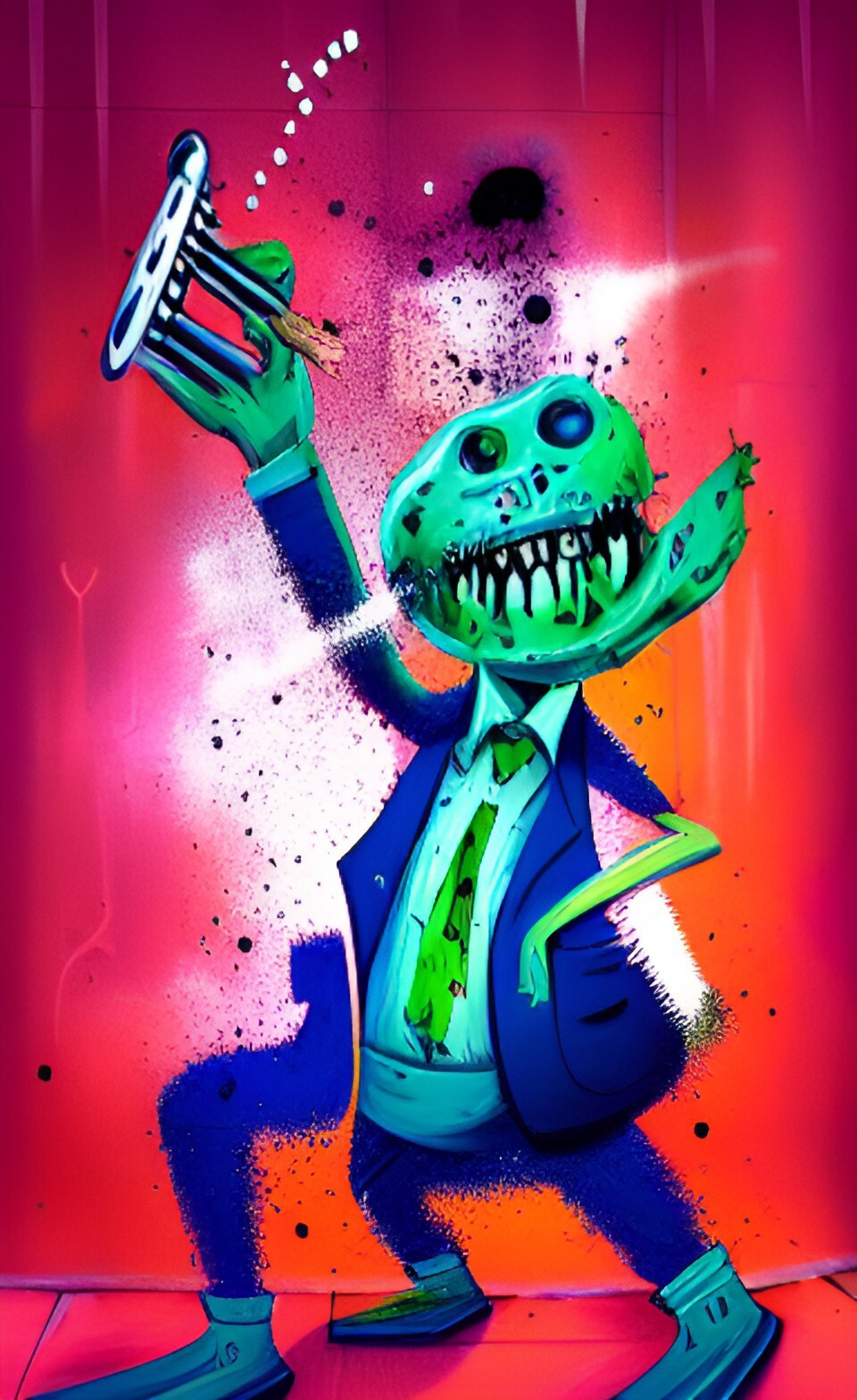 ArtStation - Monster Jazz Graffity Street art 311 jpg wombo art | Artworks