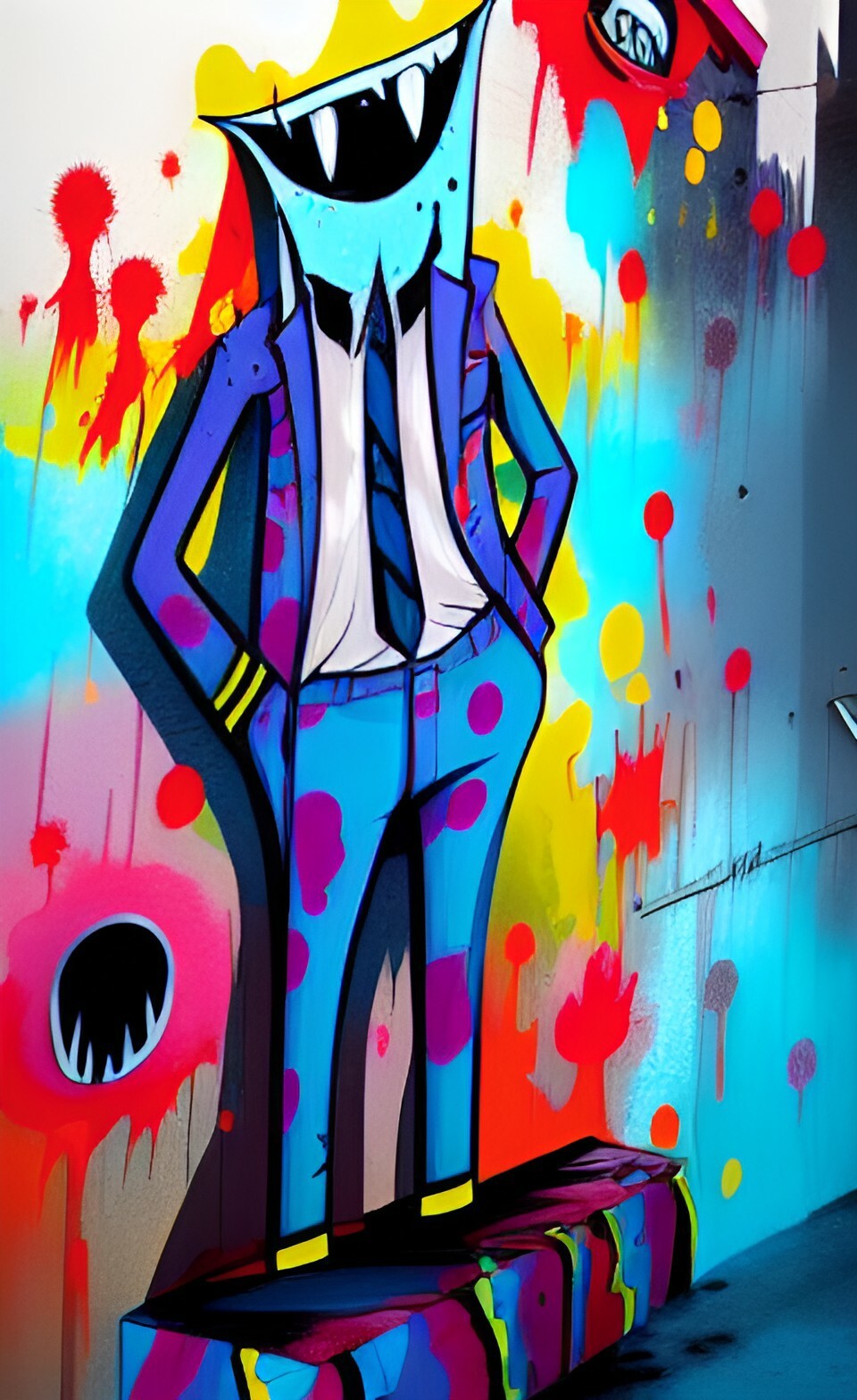 ArtStation - Monster Jazz Graffity Street art 311 jpg wombo art | Artworks