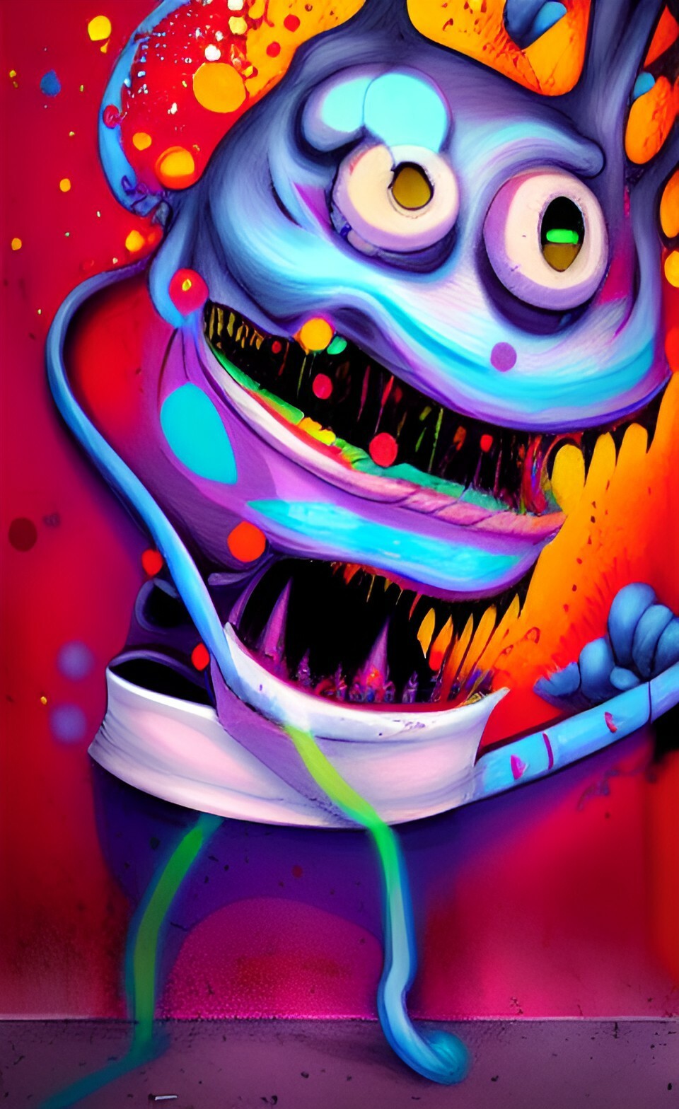 ArtStation - Monster Jazz Graffity Street art 311 jpg wombo art | Artworks
