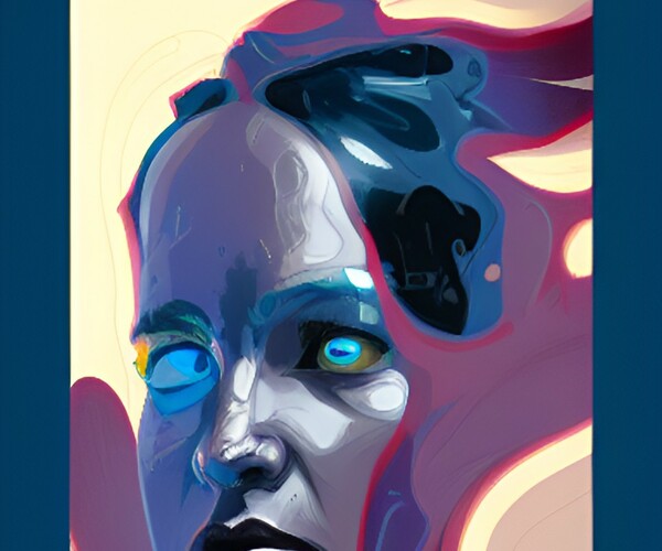 ArtStation - Face Hit 200 jpg wombo art | Artworks