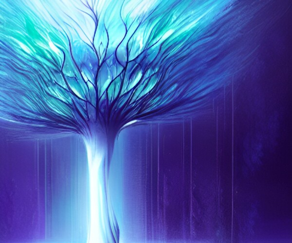 ArtStation - Magic Tree 130 jpg wombo art | Artworks