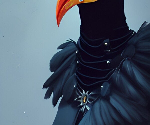 ArtStation - crow time 150 jpg wombo art | Artworks