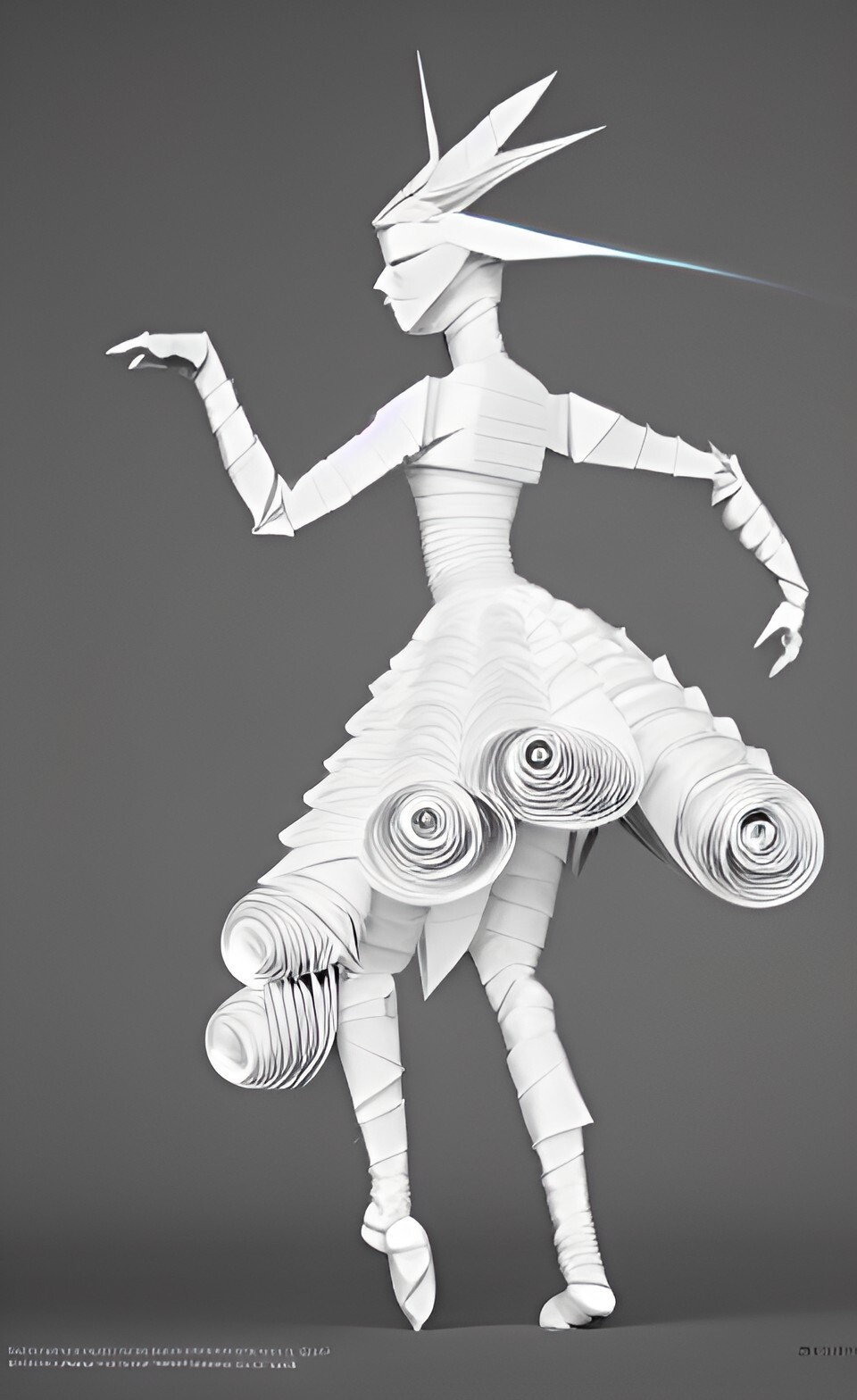ArtStation - Dance of paper craft 2302jpg wombo art | Artworks