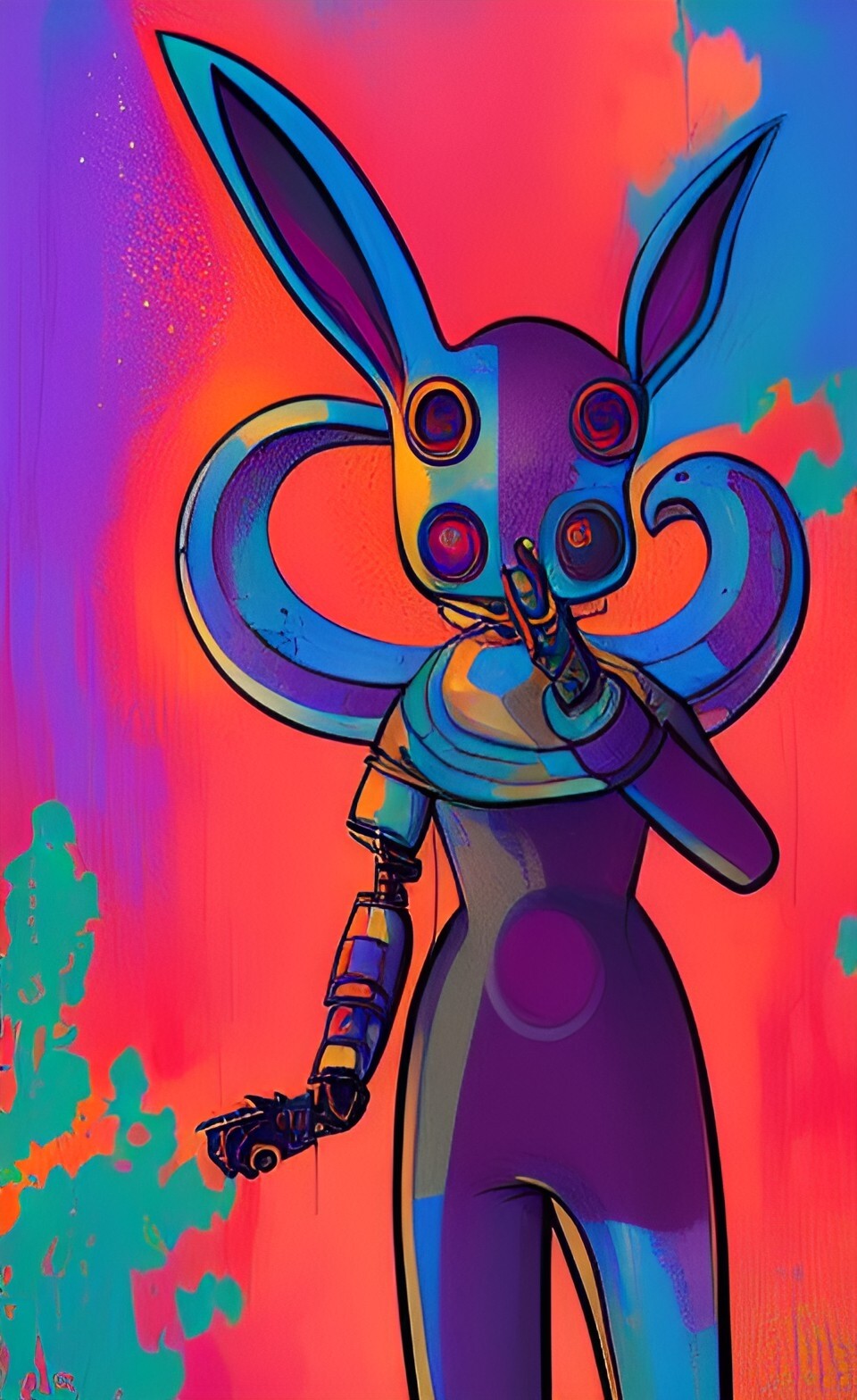 ArtStation - Ready rabbit sky command 468jpg wombo art | Artworks