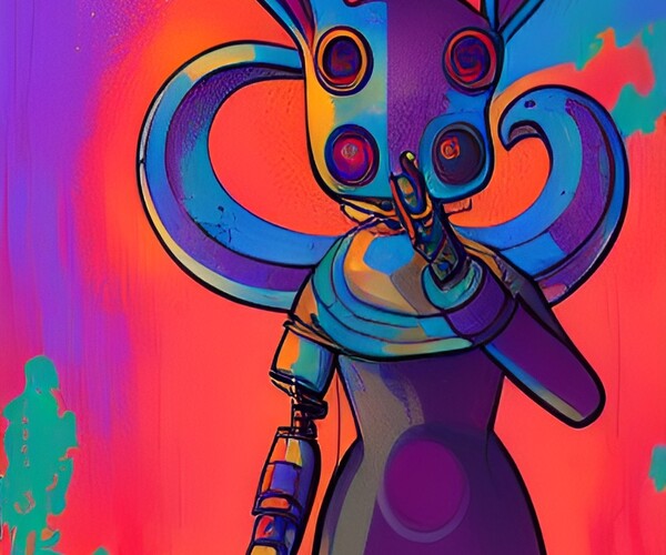 ArtStation - Ready rabbit sky command 468jpg wombo art | Artworks