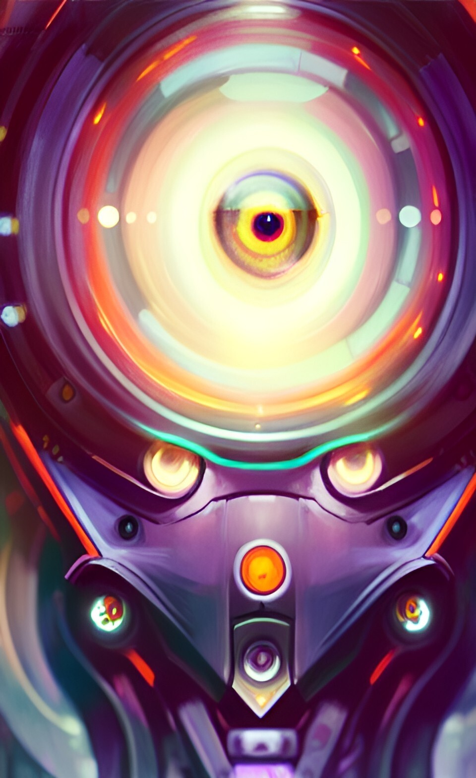 ArtStation - Eye Center Cyborg Factory 311jpg wombo art | Artworks