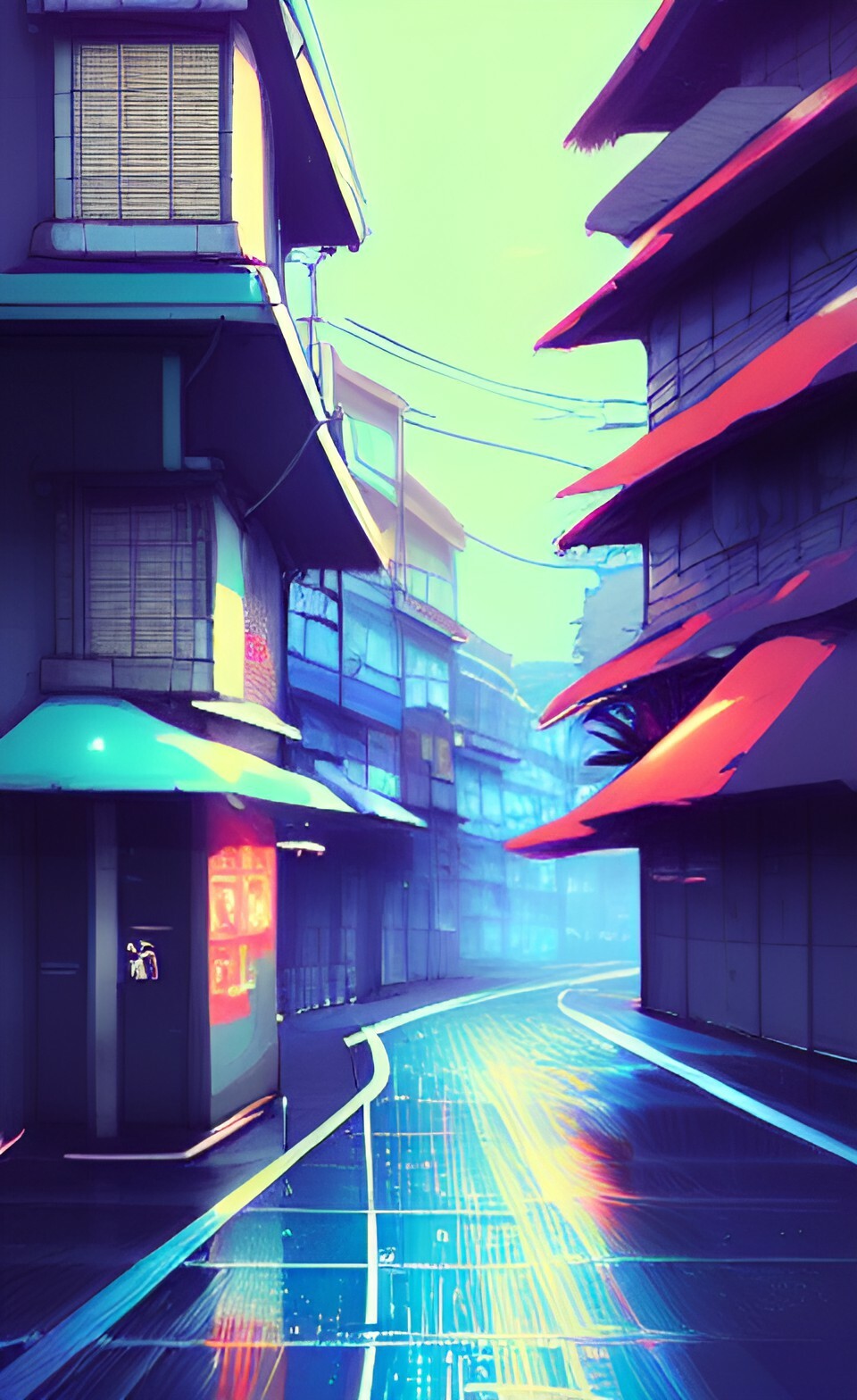 ArtStation - Neo Tokyo Background 455 jpg wombo art | Artworks