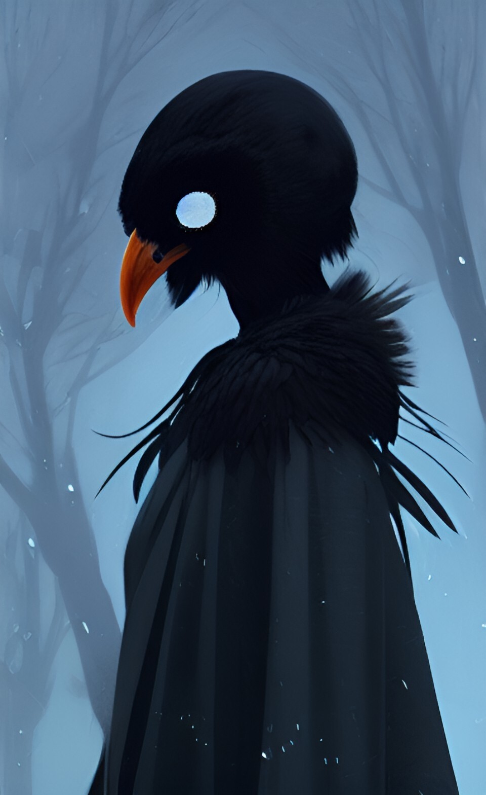 ArtStation - crow time 150 jpg wombo art | Artworks