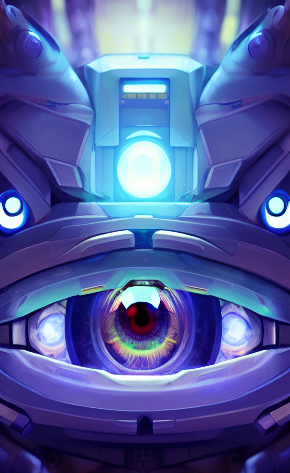 ArtStation - Eye Center Cyborg Factory 311jpg wombo art | Artworks