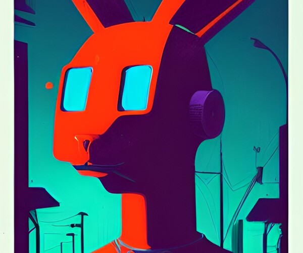 ArtStation - Ready rabbit sky command 468jpg wombo art | Artworks