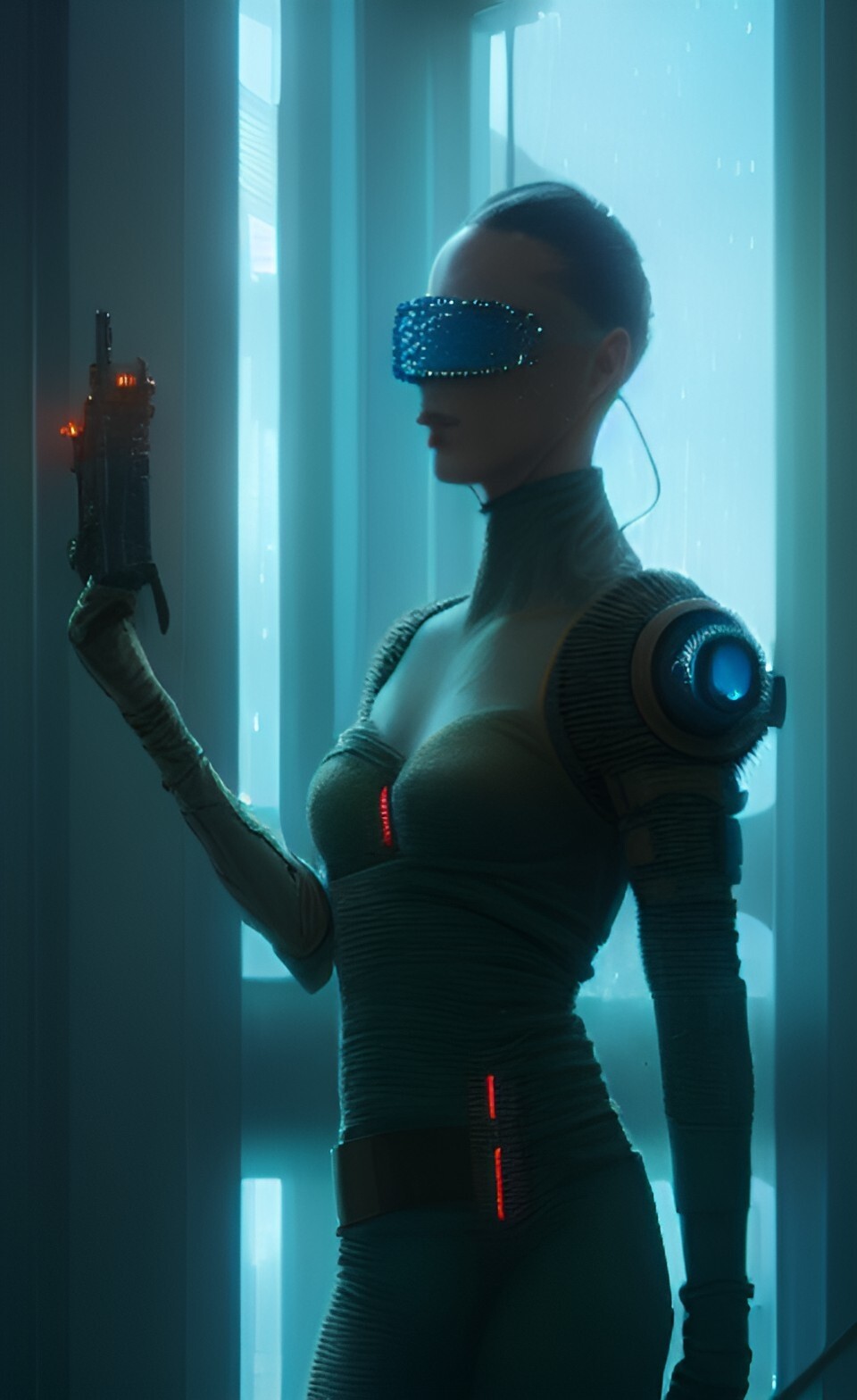 ArtStation - Cyber girl 136jpg wombo art | Artworks