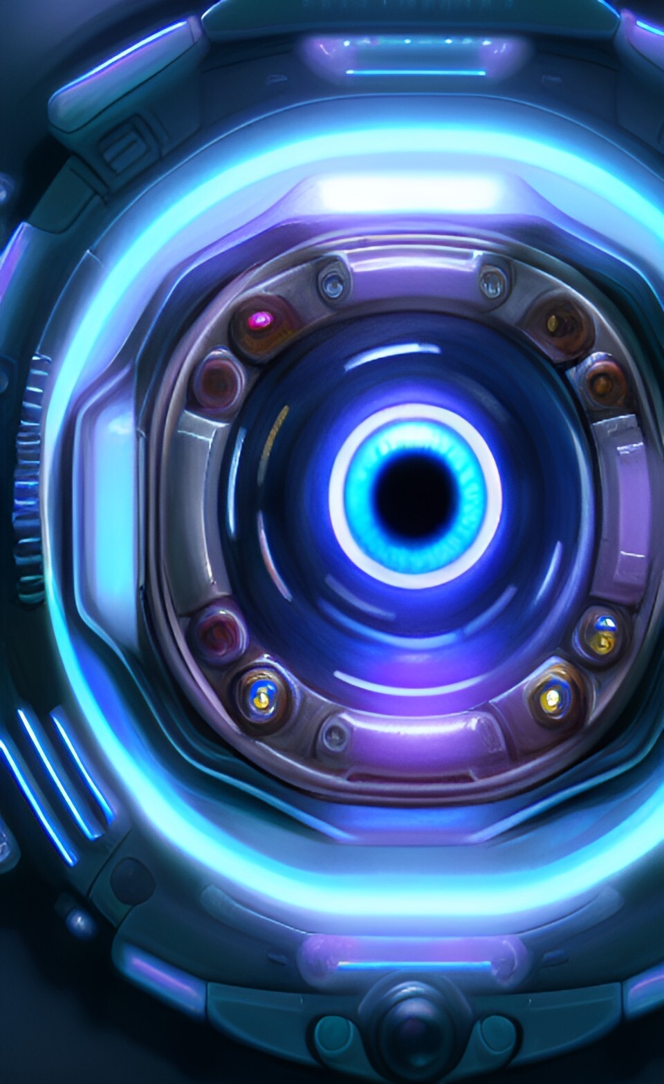 ArtStation - Eye Center Cyborg Factory 311jpg wombo art | Artworks