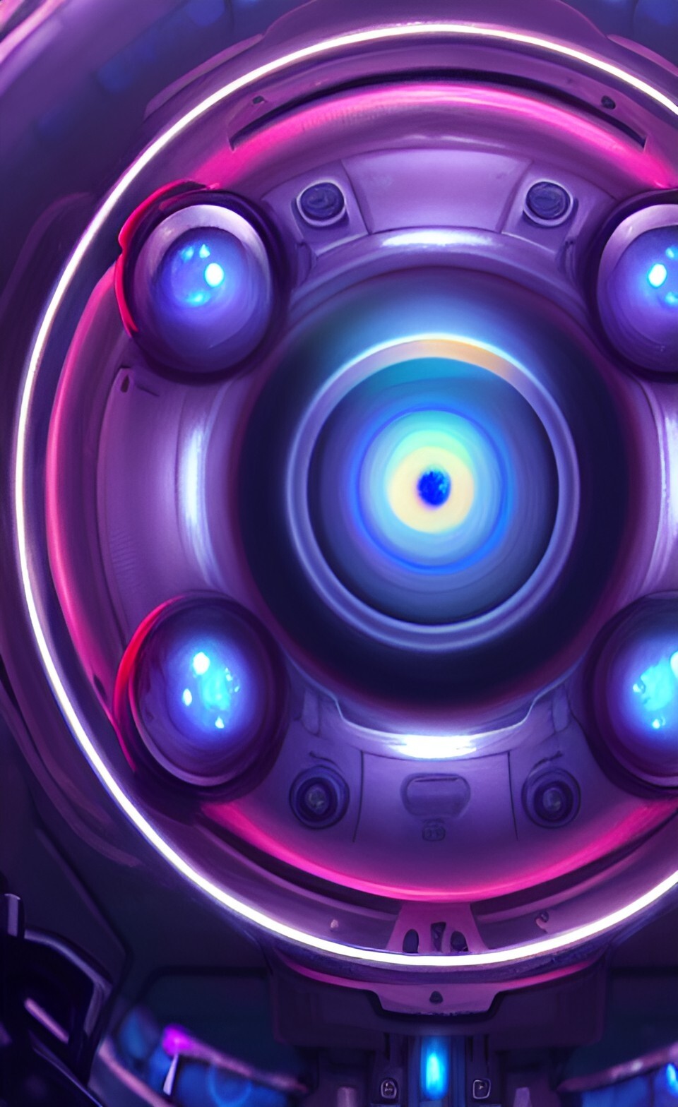 ArtStation - Eye Center Cyborg Factory 311jpg wombo art | Artworks