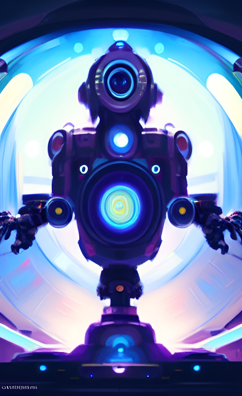 ArtStation - Eye Center Cyborg Factory 311jpg wombo art | Artworks