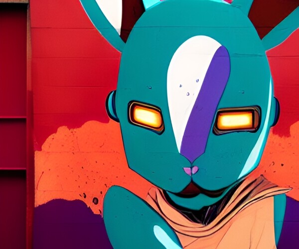 ArtStation - Ready rabbit sky command 468jpg wombo art | Artworks