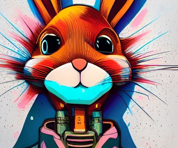 ArtStation - Ready rabbit sky command 468jpg wombo art | Artworks